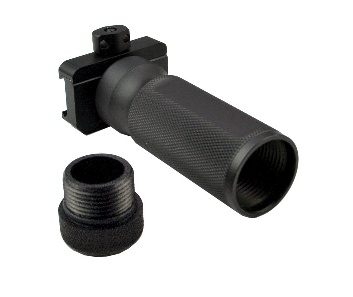 Aluminum Tactical Foregrip With “O” Ring sealed Storage - Picatinny Mount