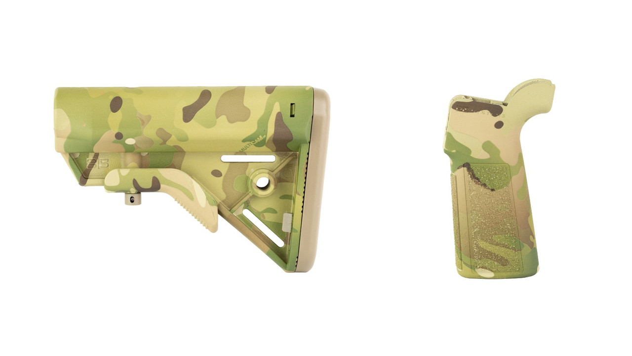 B5 Systems AR-15 Bravo Stock and Pistol Grip Combo- Multi-cam