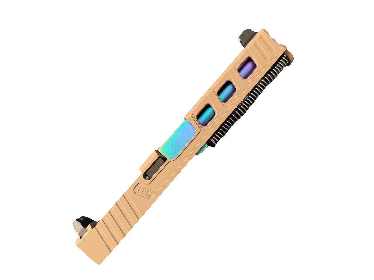 Complete Assembled Elite FDE RMR Slide Tall Sights Oil Slick Barrel for ...