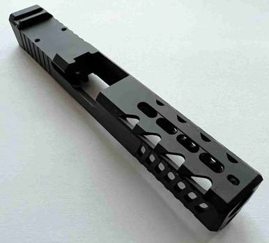 Matrix Arms RMR Black DLC Skeletonized Slide for Glock 17 - 3CR Tactical