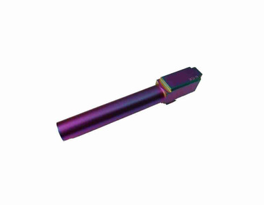 9mm Oil Slick PVD Crown Cut Barrel for Glock 17 Gen 1-3