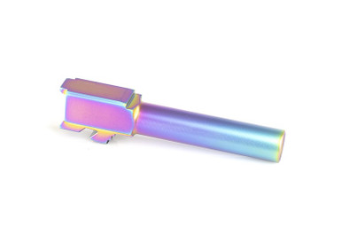 9mm Oil Slick PVD Crown Cut Barrel for Glock 19 Gen 1-3