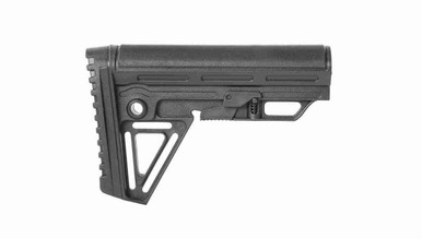 Trinity Force Alpha Adjustable Stock with Pad - Black - 3CR Tactical