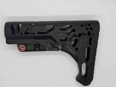 Black Minimalist Collapsible Python Stock Design Stock - 3CR Tactical