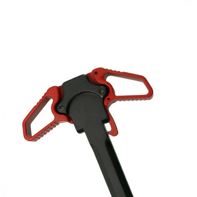 AR-15 Charging Handle with Red Latches – Dual Latch | T6 Aluminum