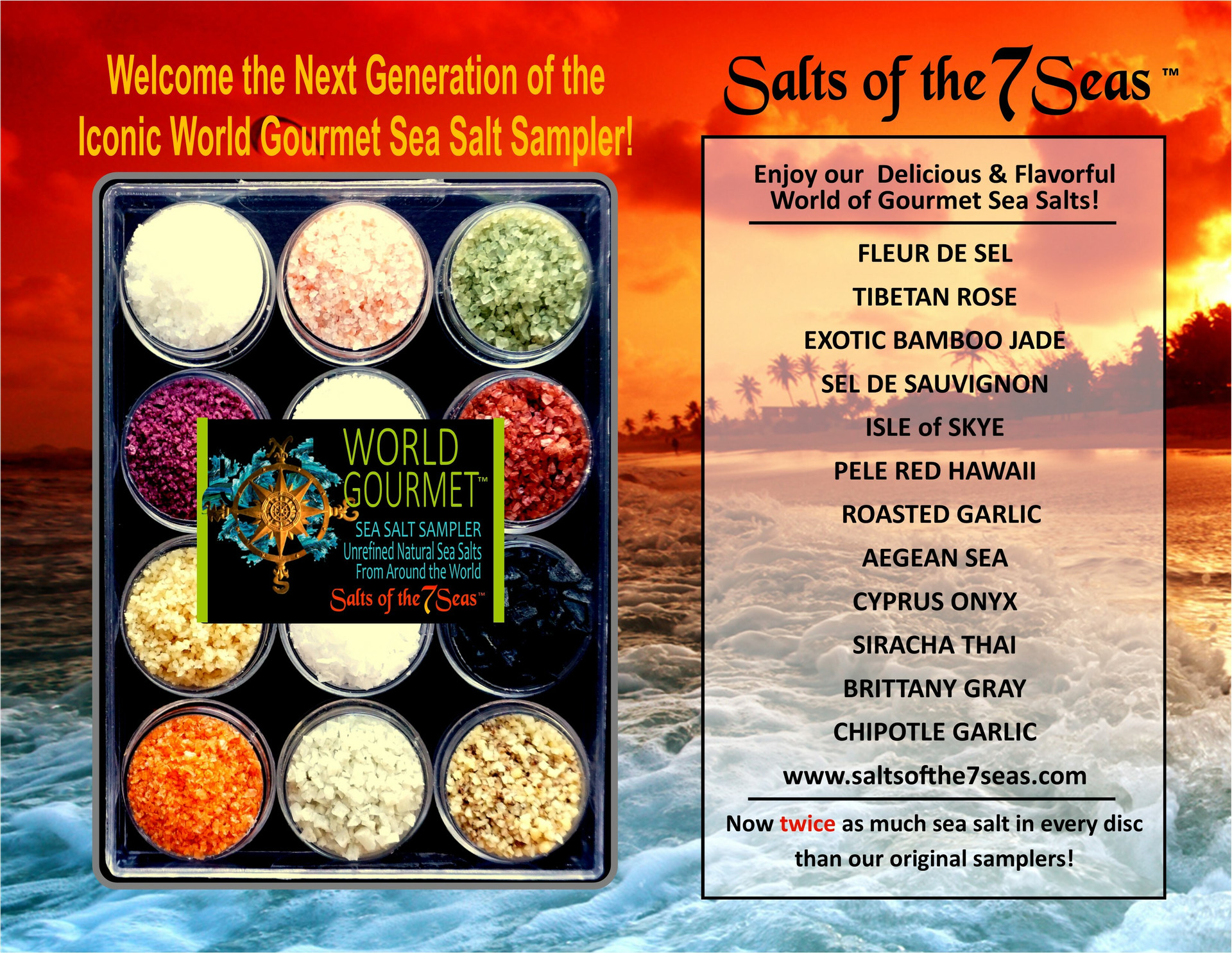 Sea Salt and Peppercorn Samplers