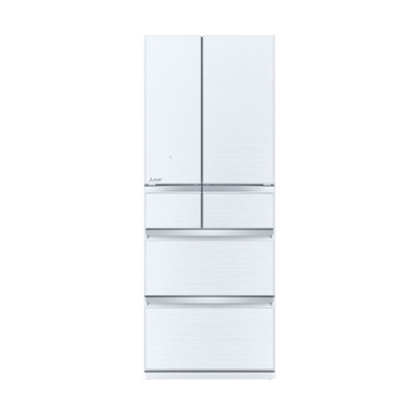Mitsubishi 470L White Glass Multi Drawer Fridge/Freezer MRWX470FWA ...