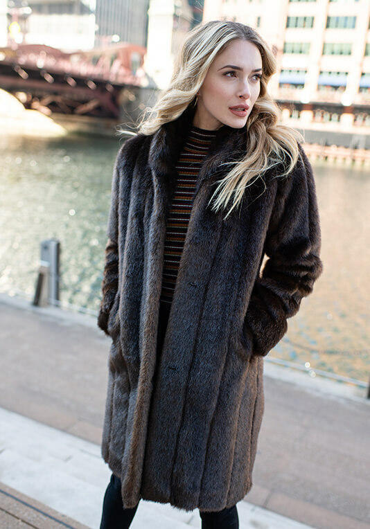 Women’s Knee-Length Coats | Fabulous Furs