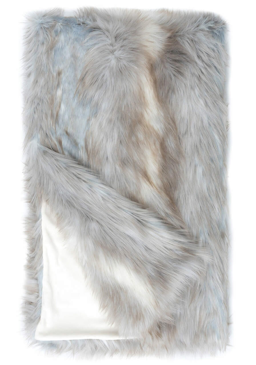 Limited Edition Red Fox Faux Fur Throws - Fabulous Furs