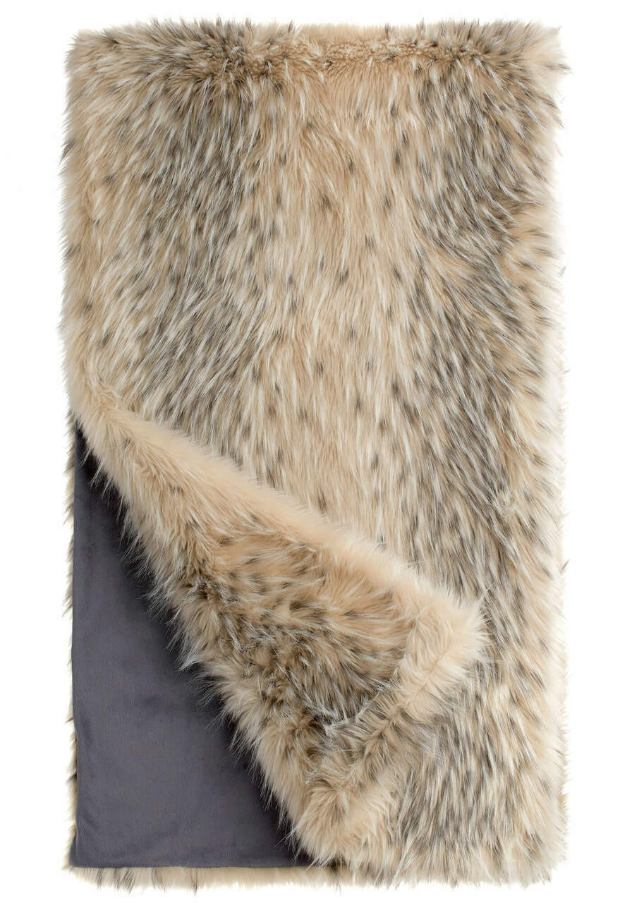 Limited Edition Arctic Fox Faux Fur Throws - Donna Salyers Fabulous-Furs
