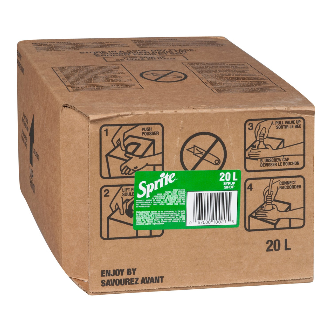 Sprite Sprite Soft Drink Postmix Bib | 20L/Unit, 1 Unit/Case