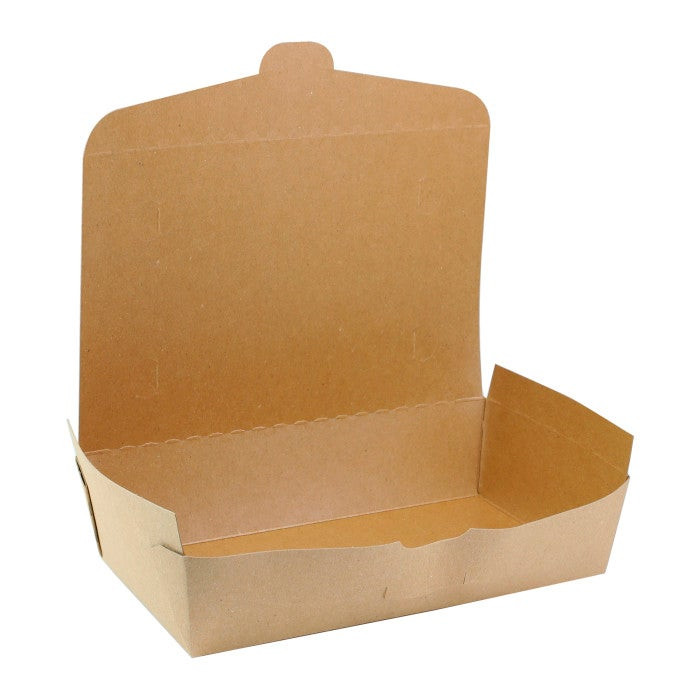Onebox 77oz #4 Kraft Paper Boxes, 9X4.85X2.7In, Paperboard Smartlock ...
