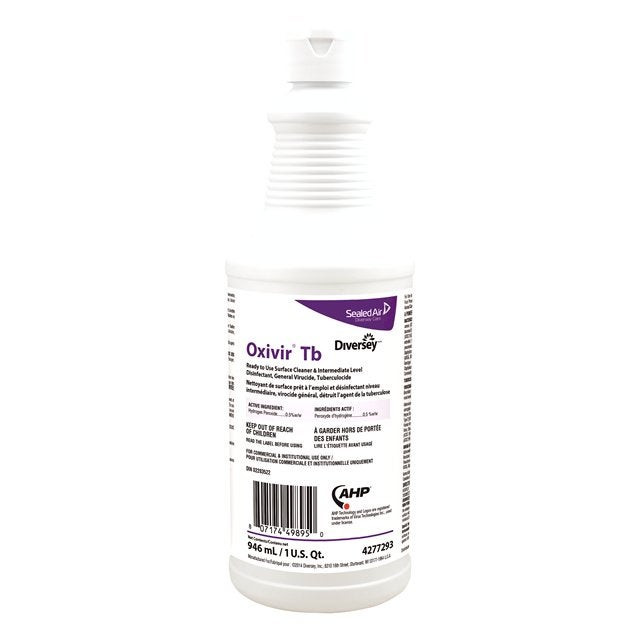 Oxivir Disinfectant Cleaner, One Step, Oxivir | 946ML/Unit, 12 Units/Case