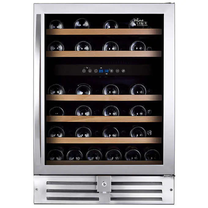 Wine Cell'R 46-bottle Built-in Dual Zone Wine Cellar - Preserve Your ...