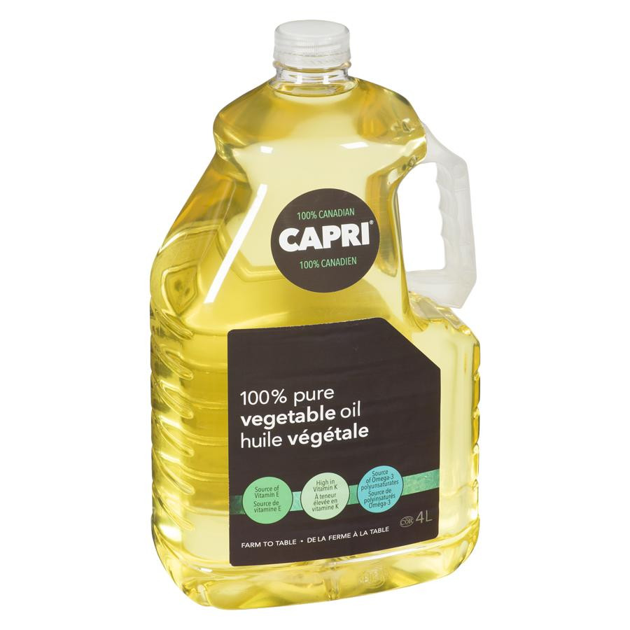 CAPRI Pure Vegetable Oil 4L - Your All-Purpose Hero for Healthy ...