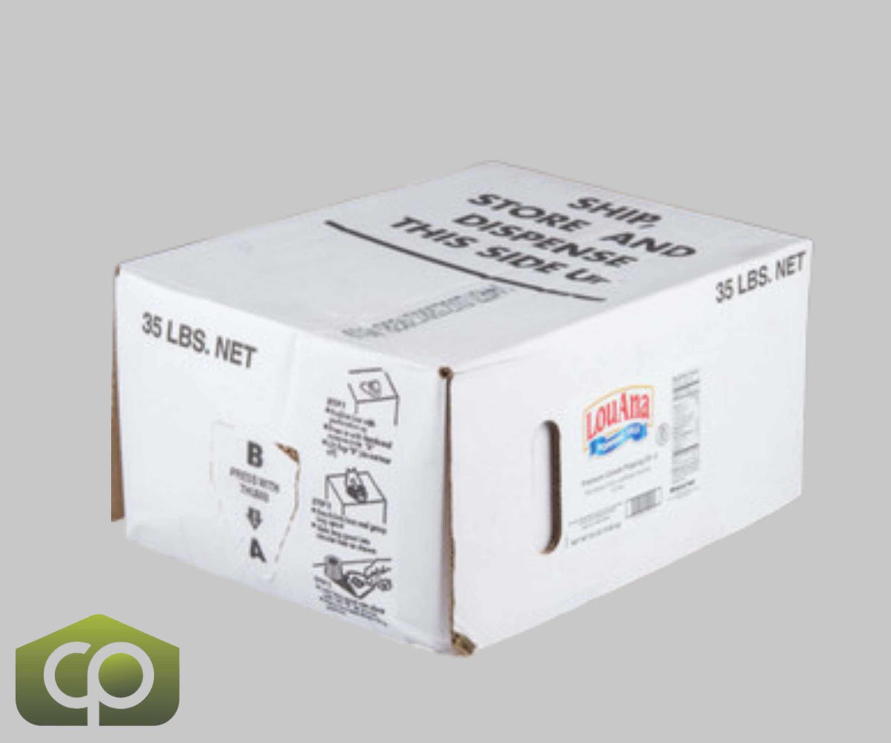 LouAna Butter Flavored Canola Popping Oil Bag-in-Box Oil 35 LBS | 1 Bag ...