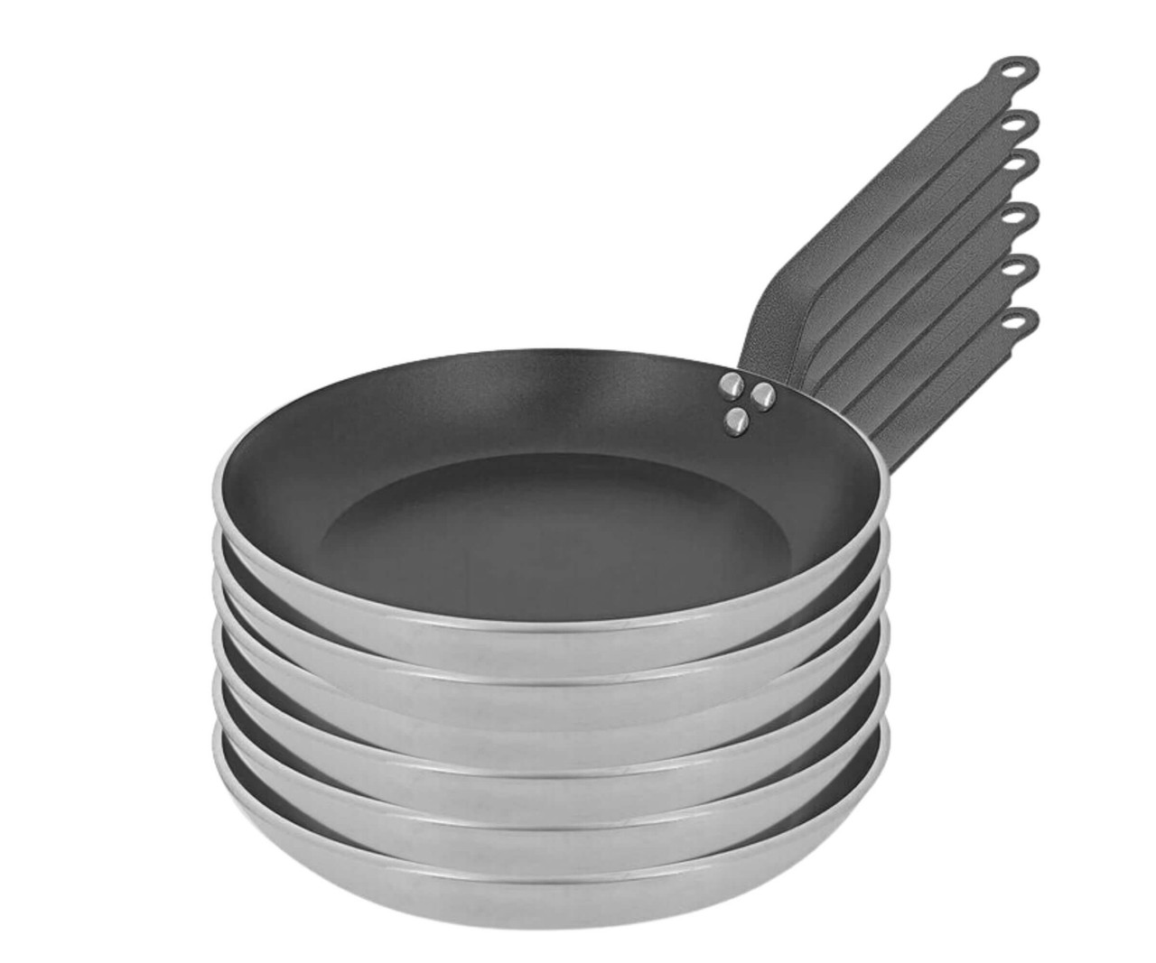 de Buyer Aluminum Non-Stick Choc Resto Induction 12 9/16" Fry Pan(6/CASE)