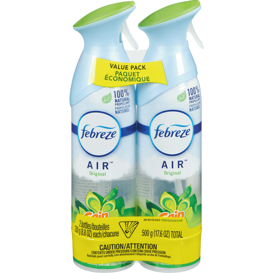 Febreze Gain Original Scent Air Freshener 2 Count - 500 g(4/Case)