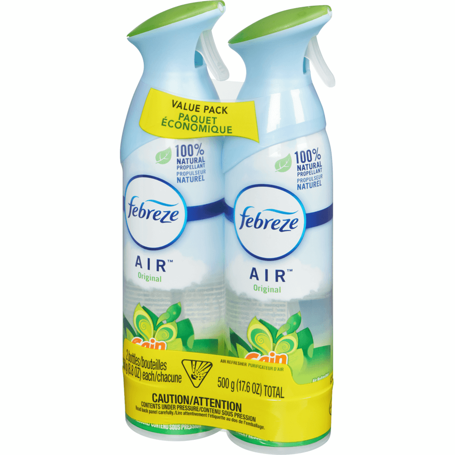 Febreze Gain Original Scent Air Freshener 2 Count - 500 g(4/Case)