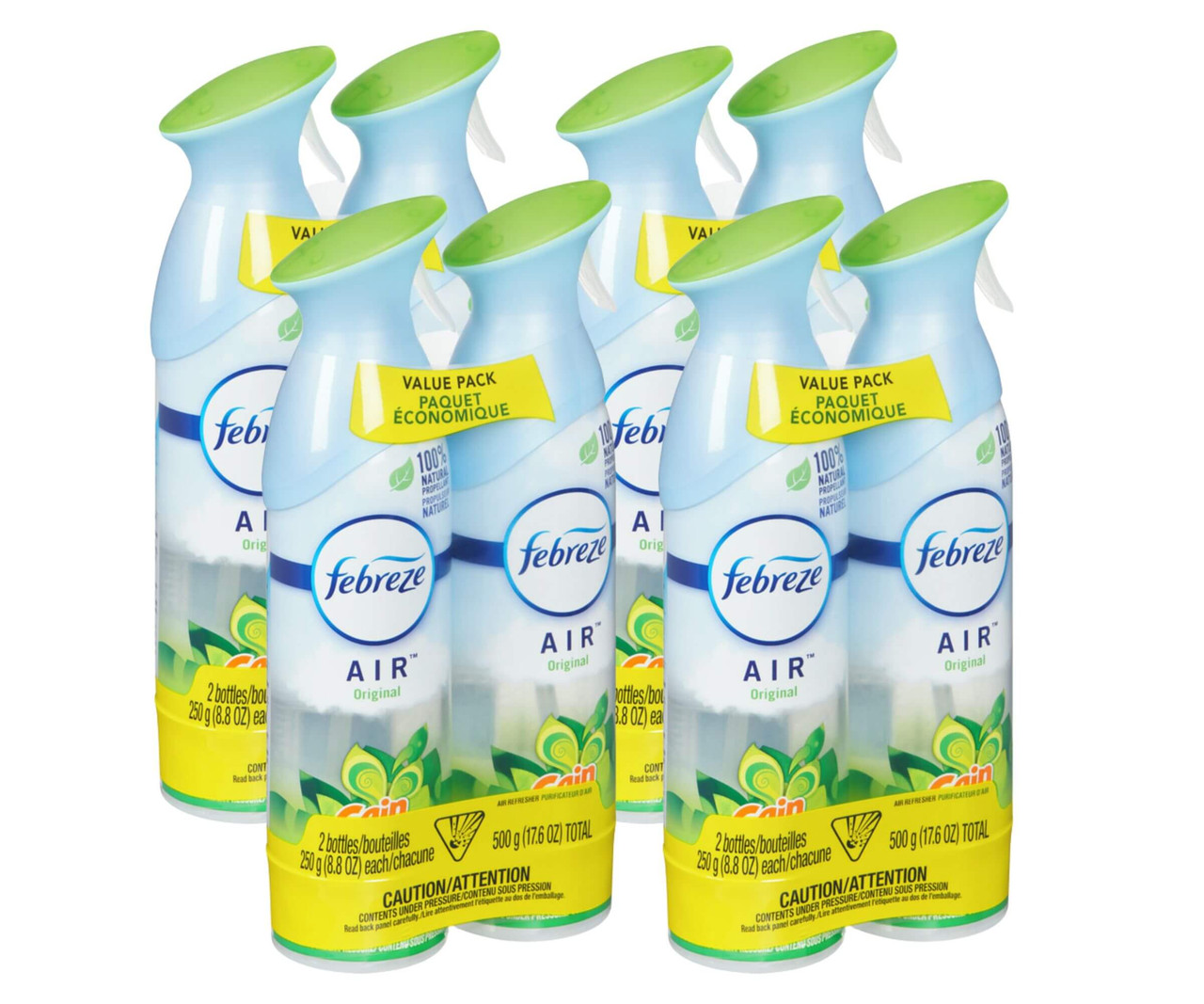 Febreze Gain Original Scent Air Freshener 2 Count - 500 g(4/Case)