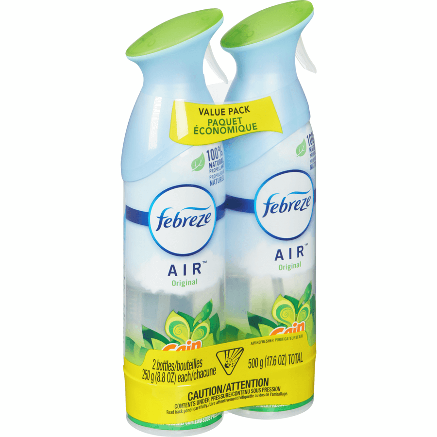 Febreze Gain Original Scent Air Freshener 2 Count - 500 g(4/Case)
