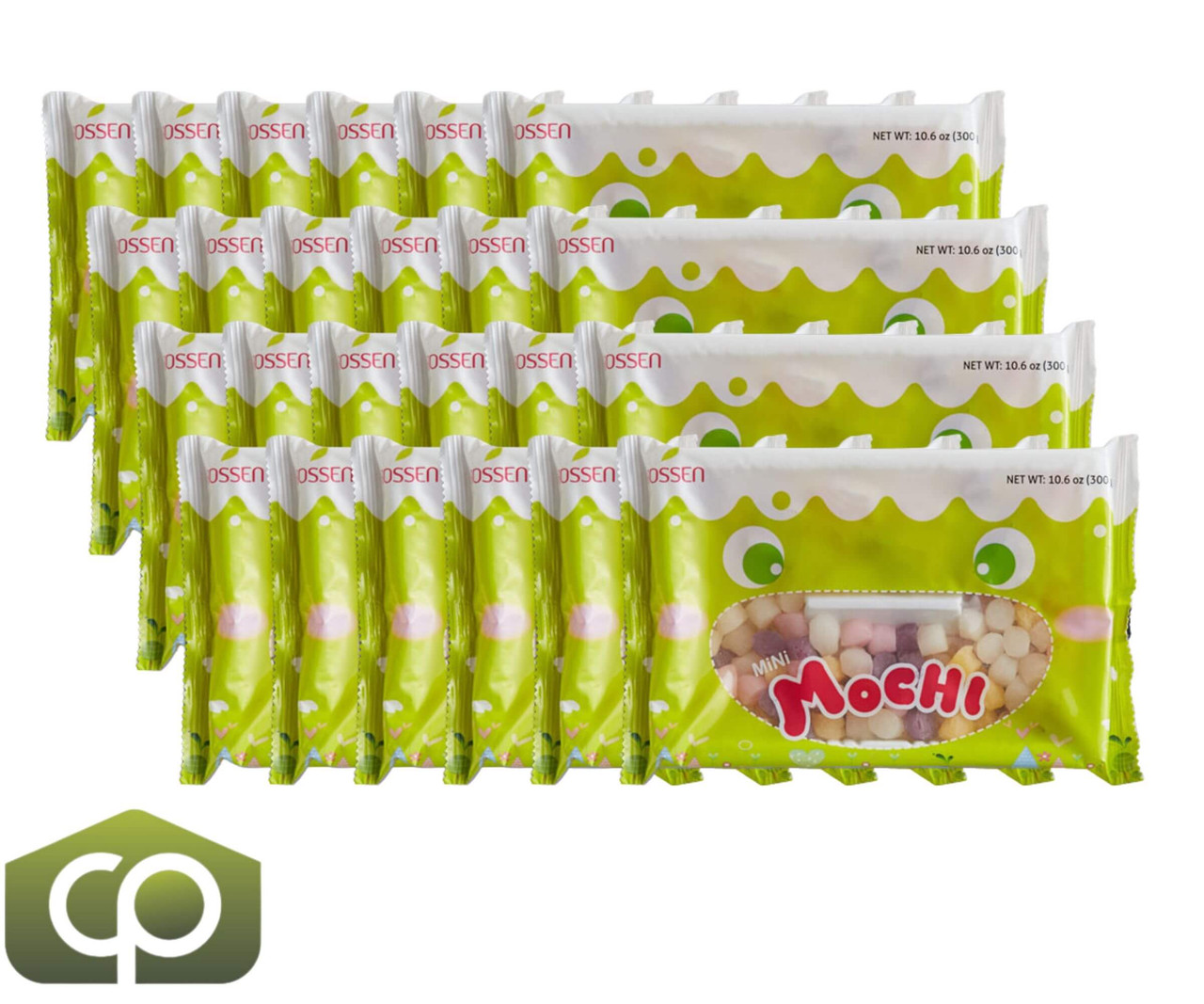Bossen 10.6 oz. (0.31 kg) Assorted Mini Bubble Tea Mochi Flavored Rice ...