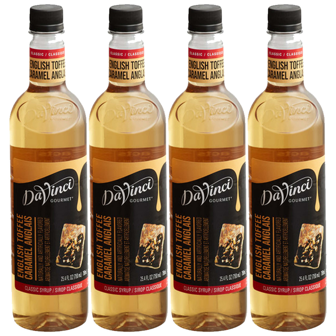 DaVinci Gourmet Classic English Toffee Syrup 25oz/750 mL