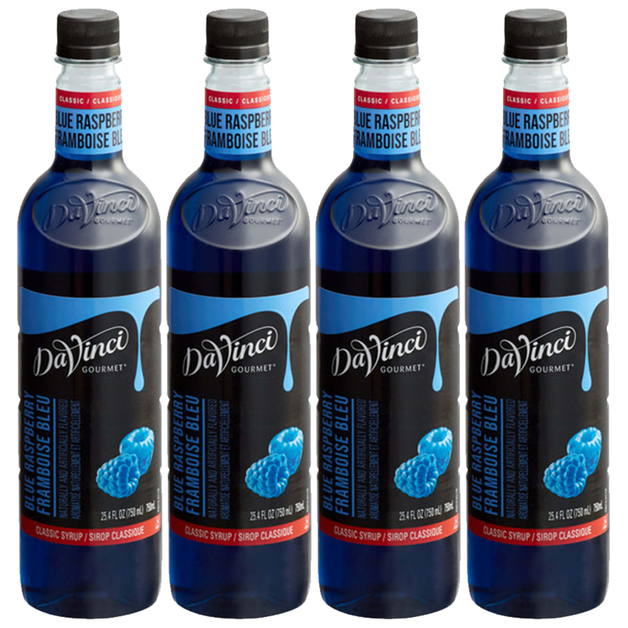 DaVinci Gourmet Classic Blue Raspberry Syrup 25oz/750 mL