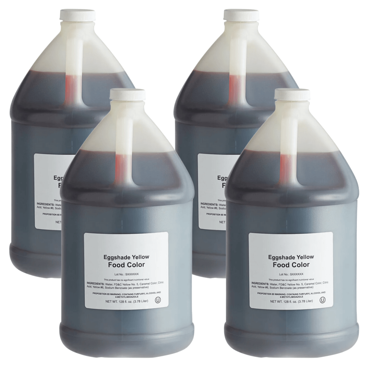 Yellow Food Color Bulk Food Service - 3.78L/1 Gallon