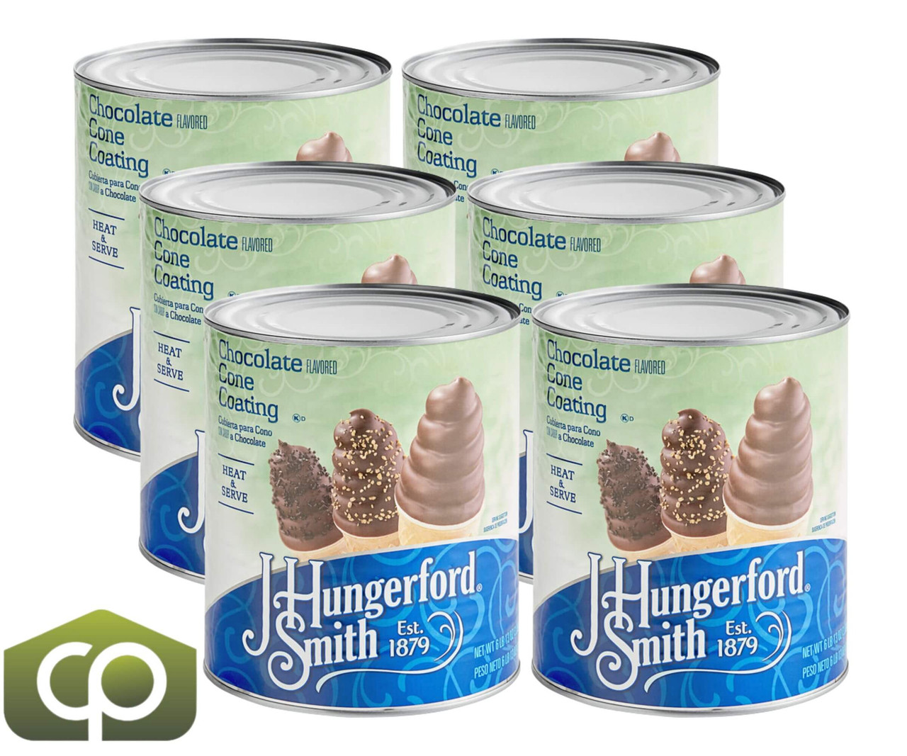 J. Hungerford Smith Chocolate Cone Shell Coating - 6lbs