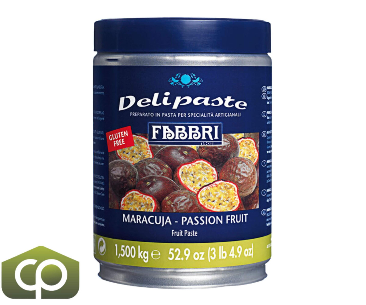Fabbri Delipaste 1.5 kg (3.3 lbs) Passion Fruit Flavoring Paste