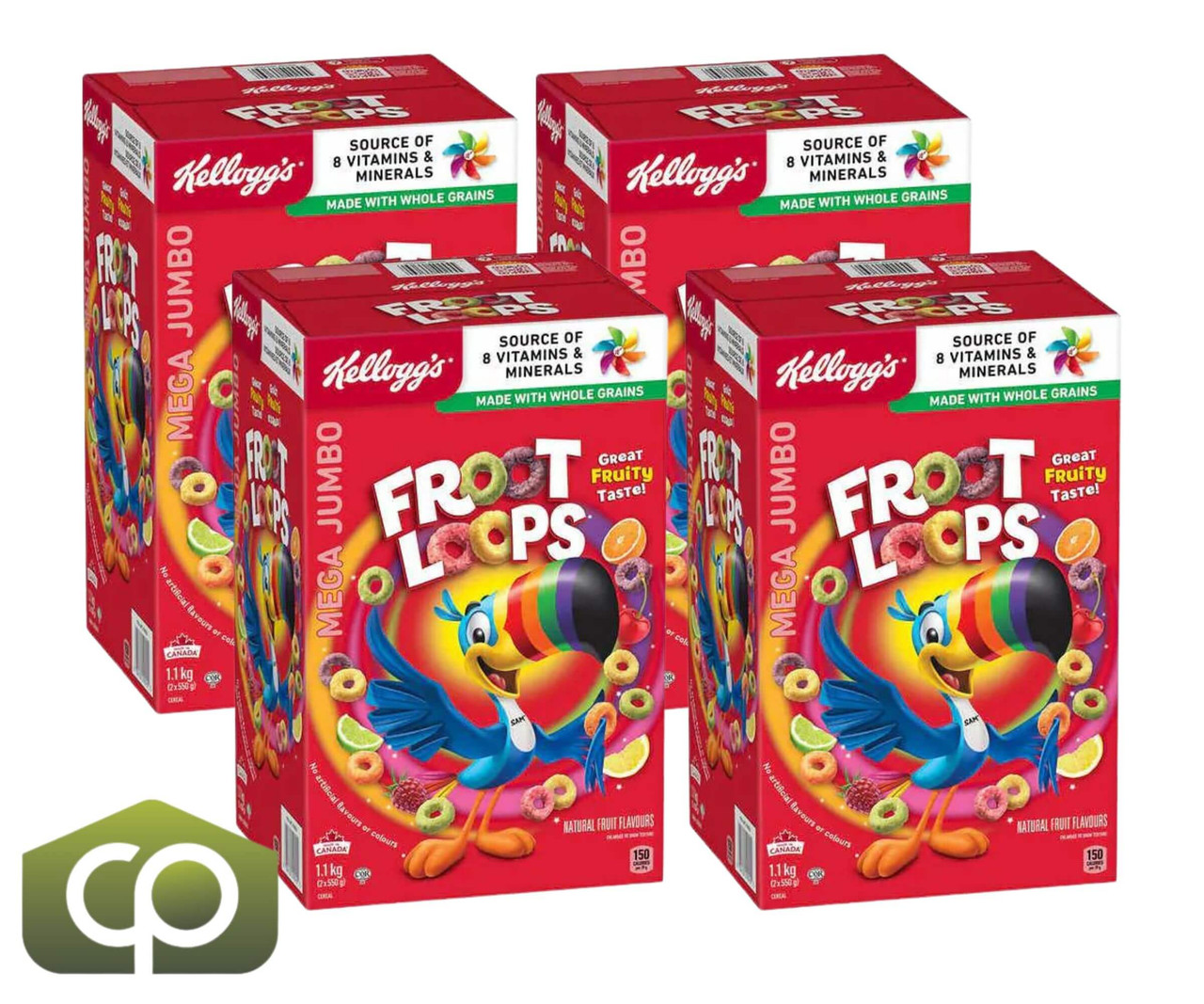 Kellogg’s Froot Loops - 1.1 kg | Colorful and Wholesome Cereal(4/Case)