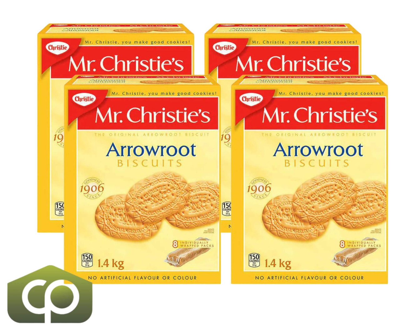 Mr. Christie’s Arrowroot Biscuits, 1.4 kg - Classic Indulgence (4/Case)