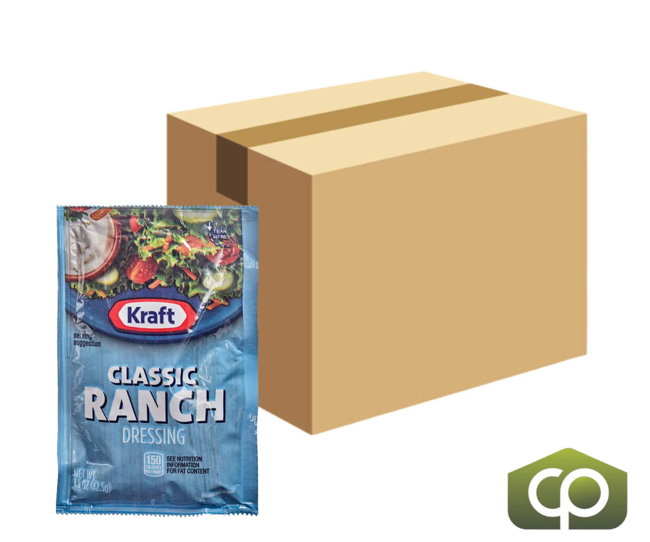 Kraft Ranch Classic Blend of Creamy Perfection Dressing Packet 1.5 oz ...