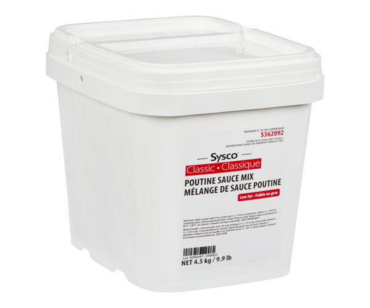 Sysco Classic Sauce Mix Poutine 45kg 1case