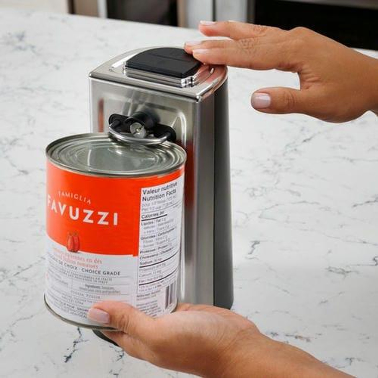 Side cut electric can opener store