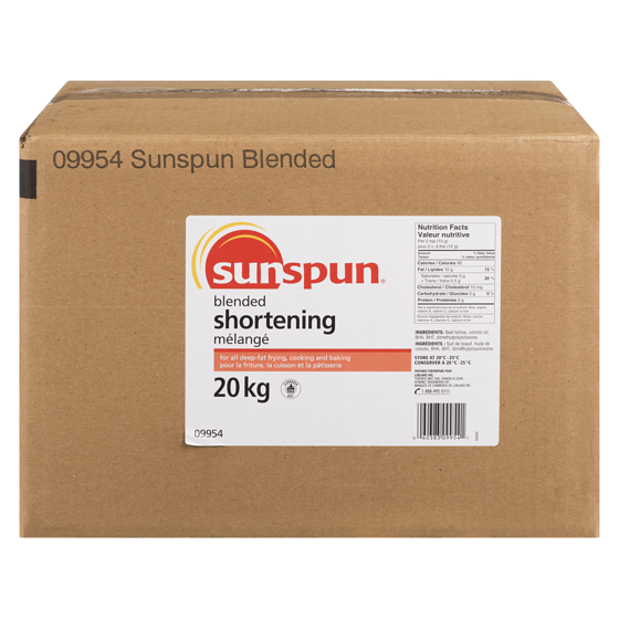 SUNSPUN Blended Shortening 20 kg/44lbs
