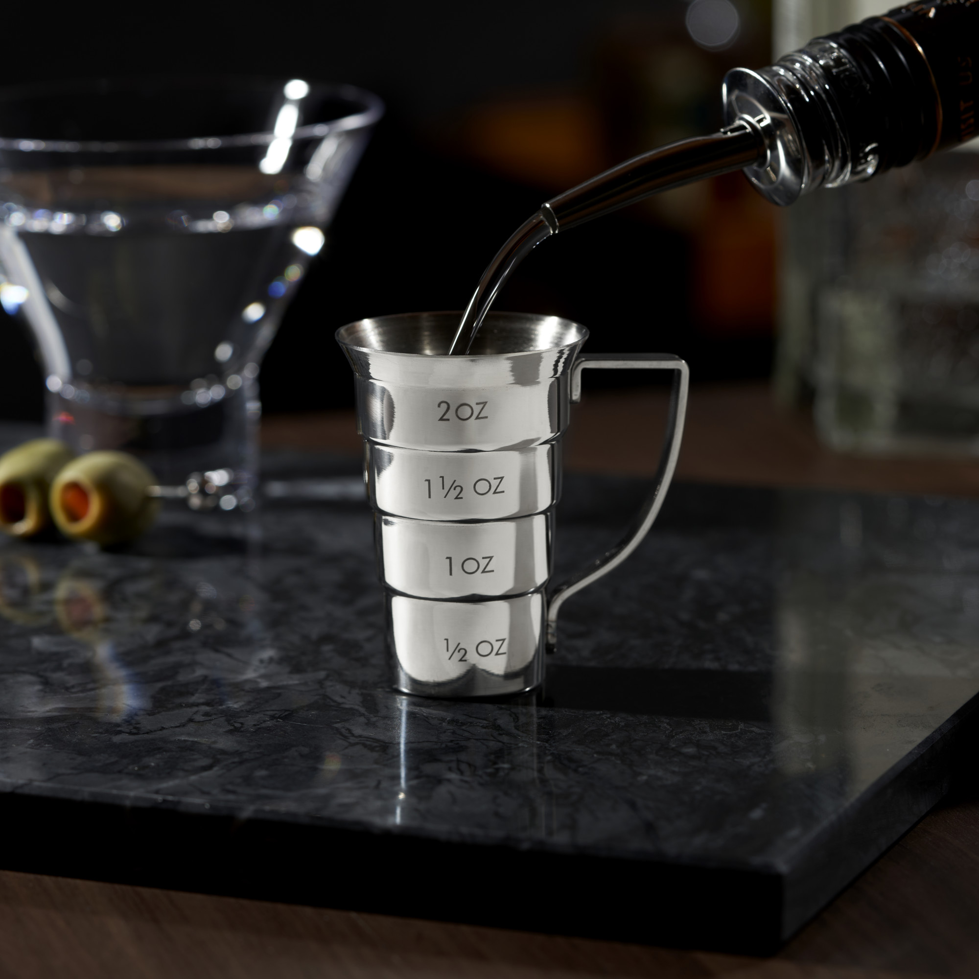 Stainless Steel Stepped Jigger by Viski