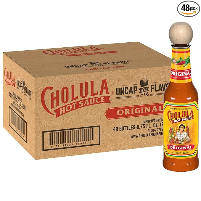 Cholula Original Hot Sauce Mini Bottles - 0.75 fl. oz, 48/Case ...