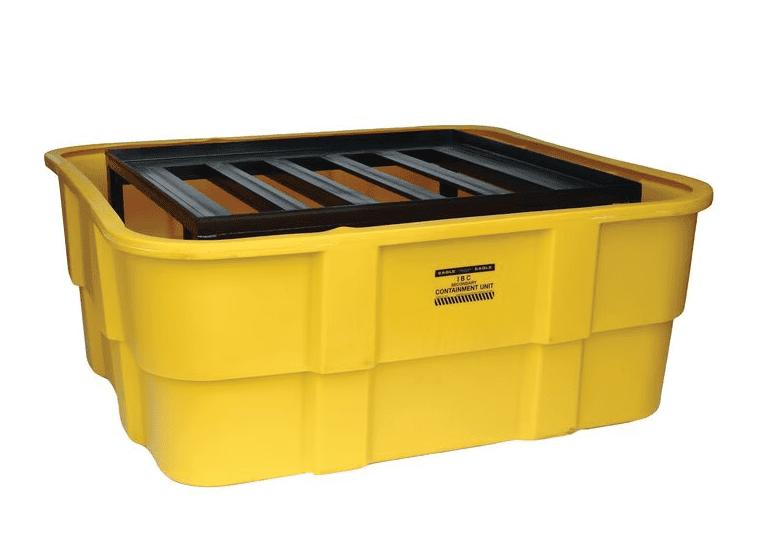 Eagle Manufacturing 400 Gallon Yellow IBC Containment Unit with Steel ...