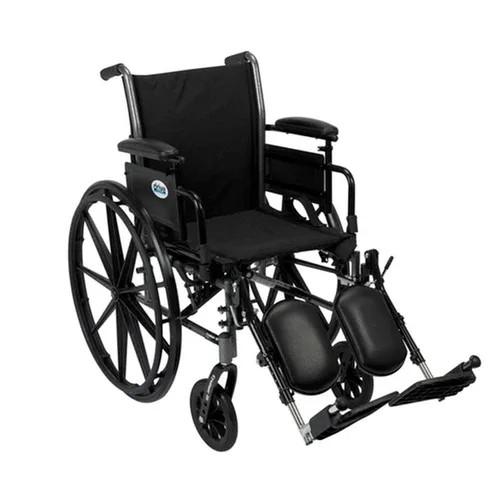 Drive Medical iser III Light Weight Wheelchair with Flip Back Removable ...