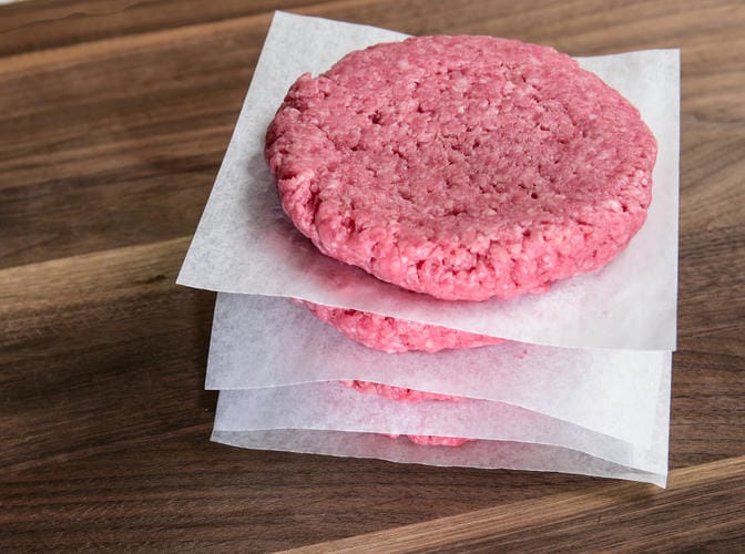 Sysco Classic Paper Patty 5.5x5.5 Greaseproof | Bulk Canada