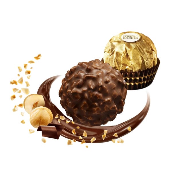 Ferrero Rocher Fine Hazelnut Chocolate Gift Box, 600g (48 Pieces ...