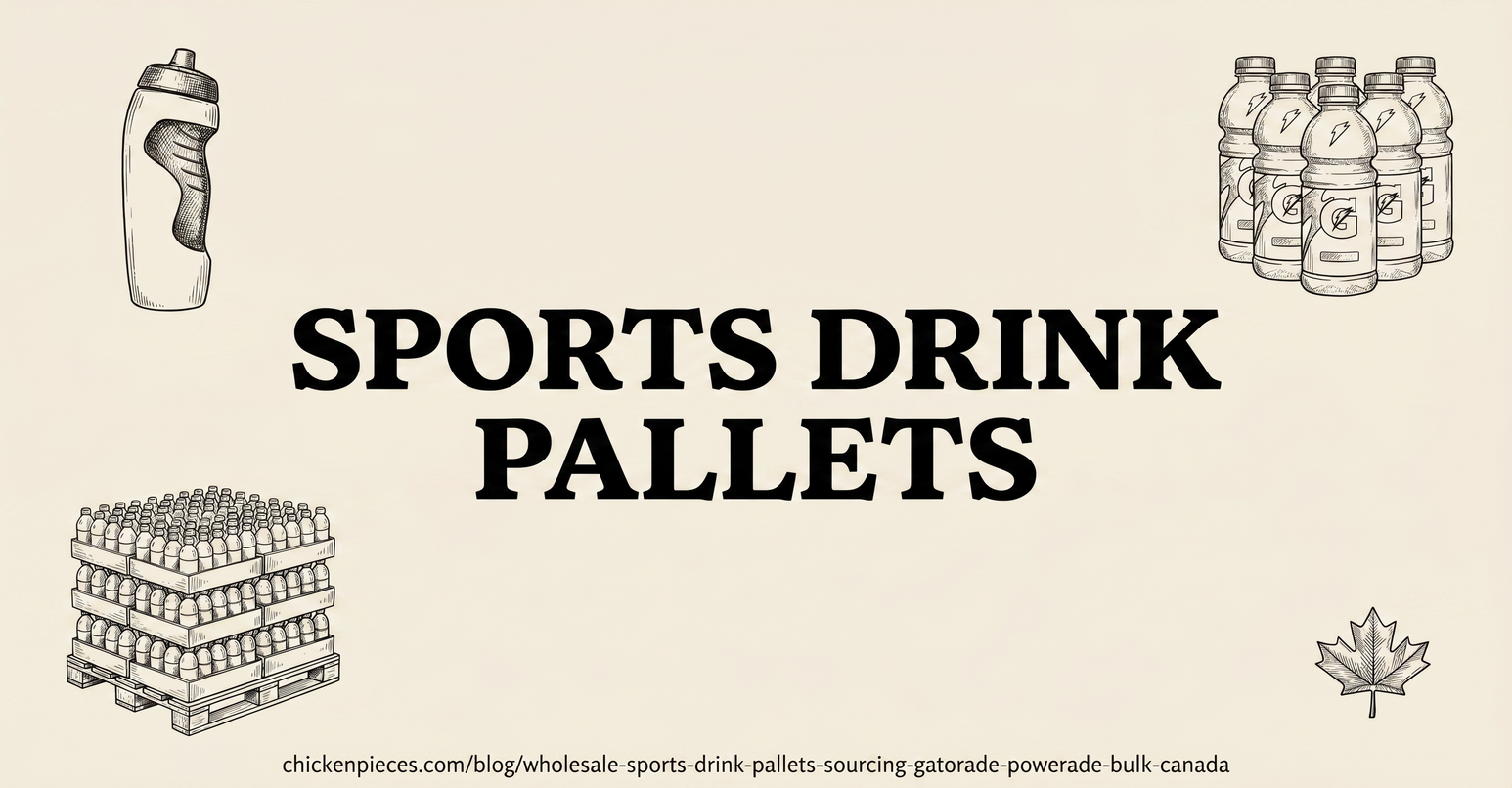 Wholesale Sports Drink Pallets - Chicken Pieces