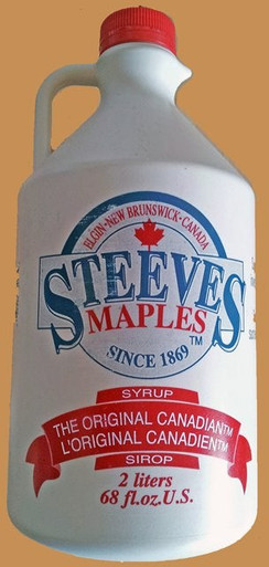 Steeves Original Canadian Maple Syrup | 2L/Unit, 6 Units/Case