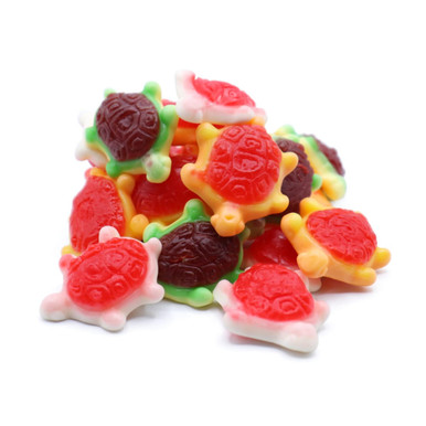 Gummy, Turtles (Jelly Filled) - 28 lb. Case - Chicken Pieces