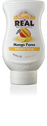 Real Mango 16.9 fl. oz. Puree Tropical Bliss Infused Syrup