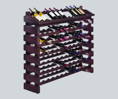 Franmara Modularack Pro Stained Wooden Modular Wine Rack 84 Bottle