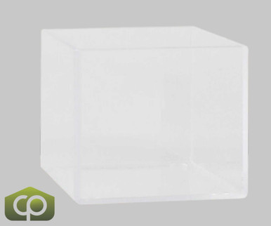 Cal-Mil Modular 4" x 4" x 4" Clear Acrylic Display Box 22311-4-12 ...