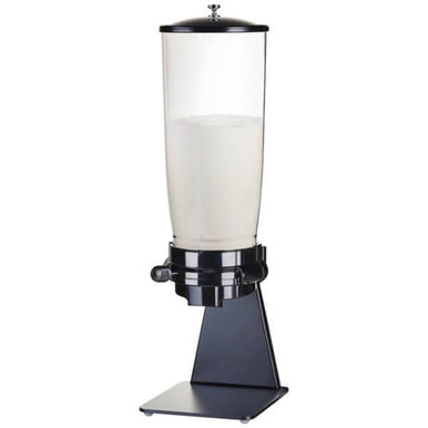 Cal-Mil Black Freestanding 5 Liter Single Canister Powder Dispenser ...